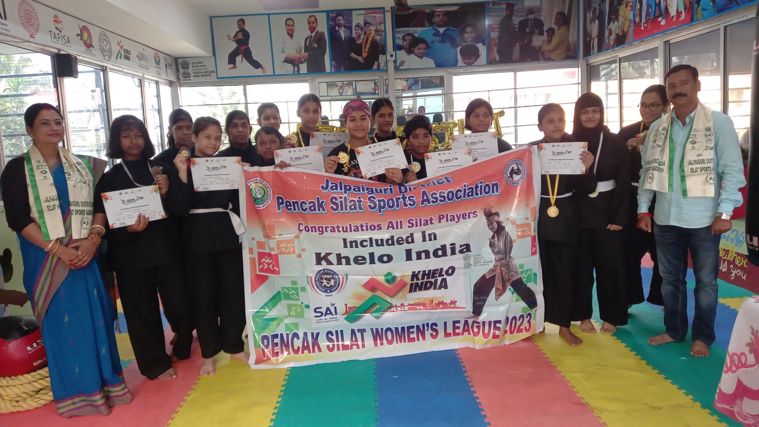 Siliguri athletes excel in Khelo India Pencak Silat Women’s League 2023 ...