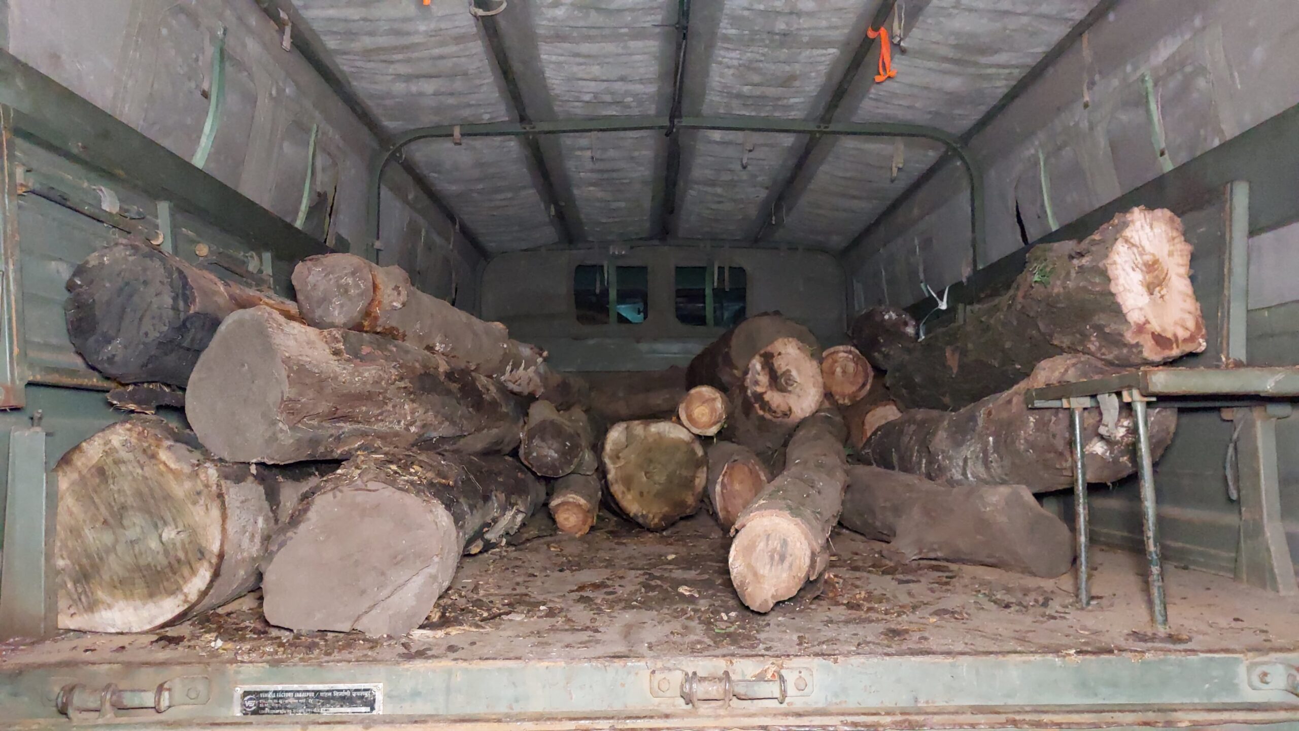 Valuable timber worth lakhs recovered from an army vehicle in Siliguri ...
