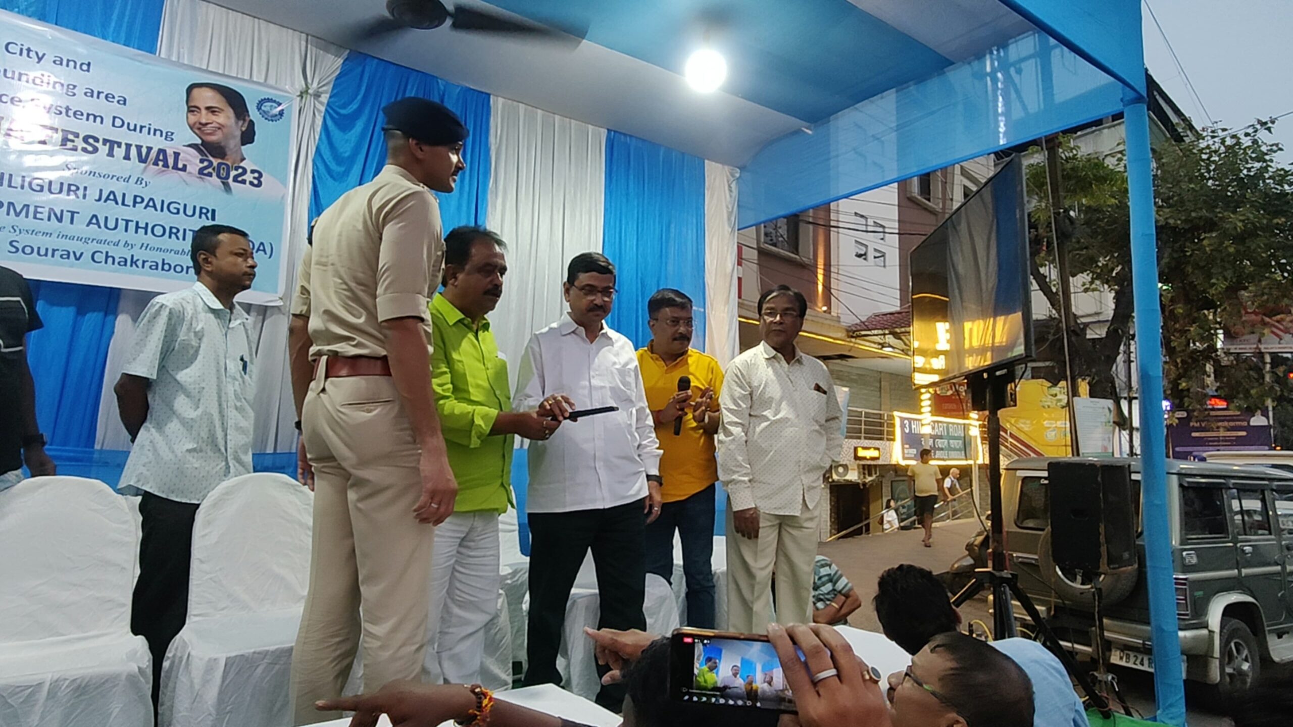 SJDA Chairman inaugurates CCTV surveillance system in Siliguri ...