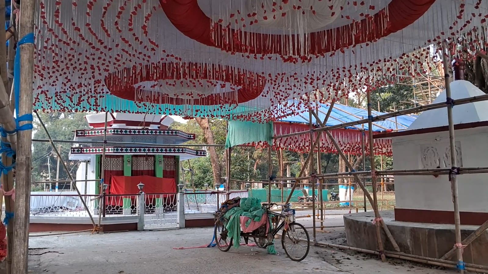 Kali Puja preparations are in full swing at Rajganj police station ...