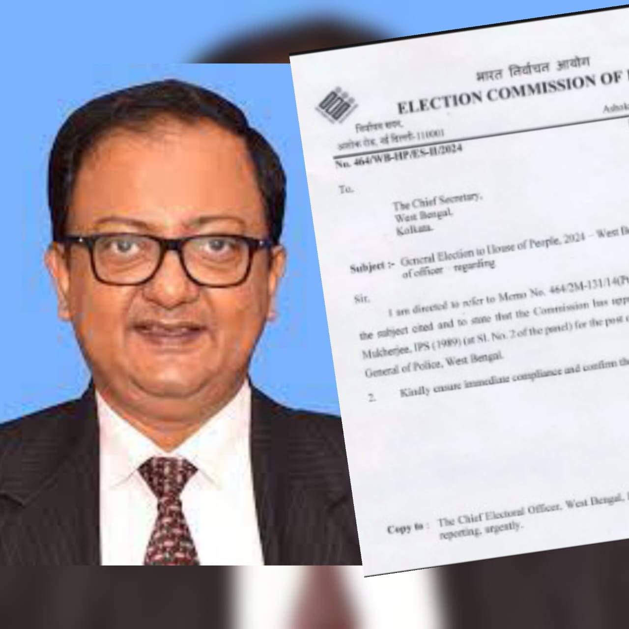 EC appoints Sanjay Mukherjee as the new DG of West Bengal - Siliguri ...