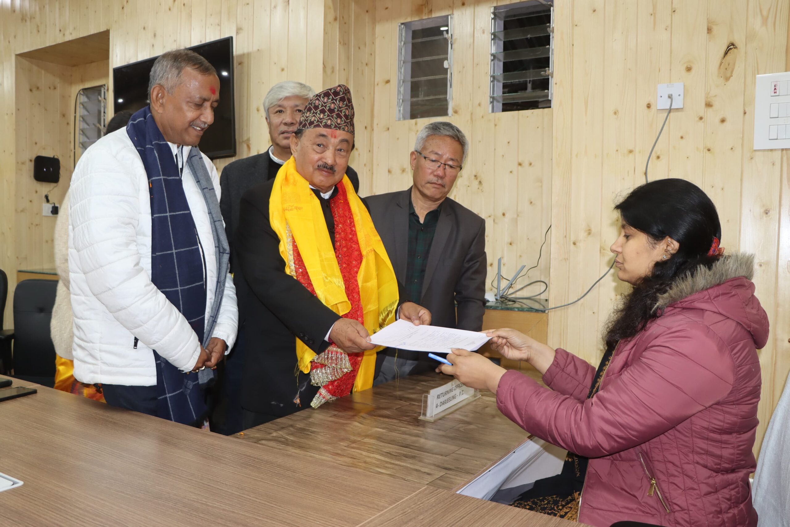 TMC candidate Gopal Lama filed nomination for Darjeeling Lok Sabha ...