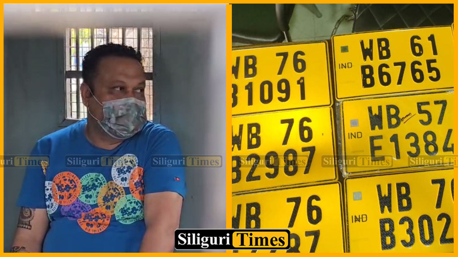 Police bust illegal number plate racket in Siliguri, one arrested ...