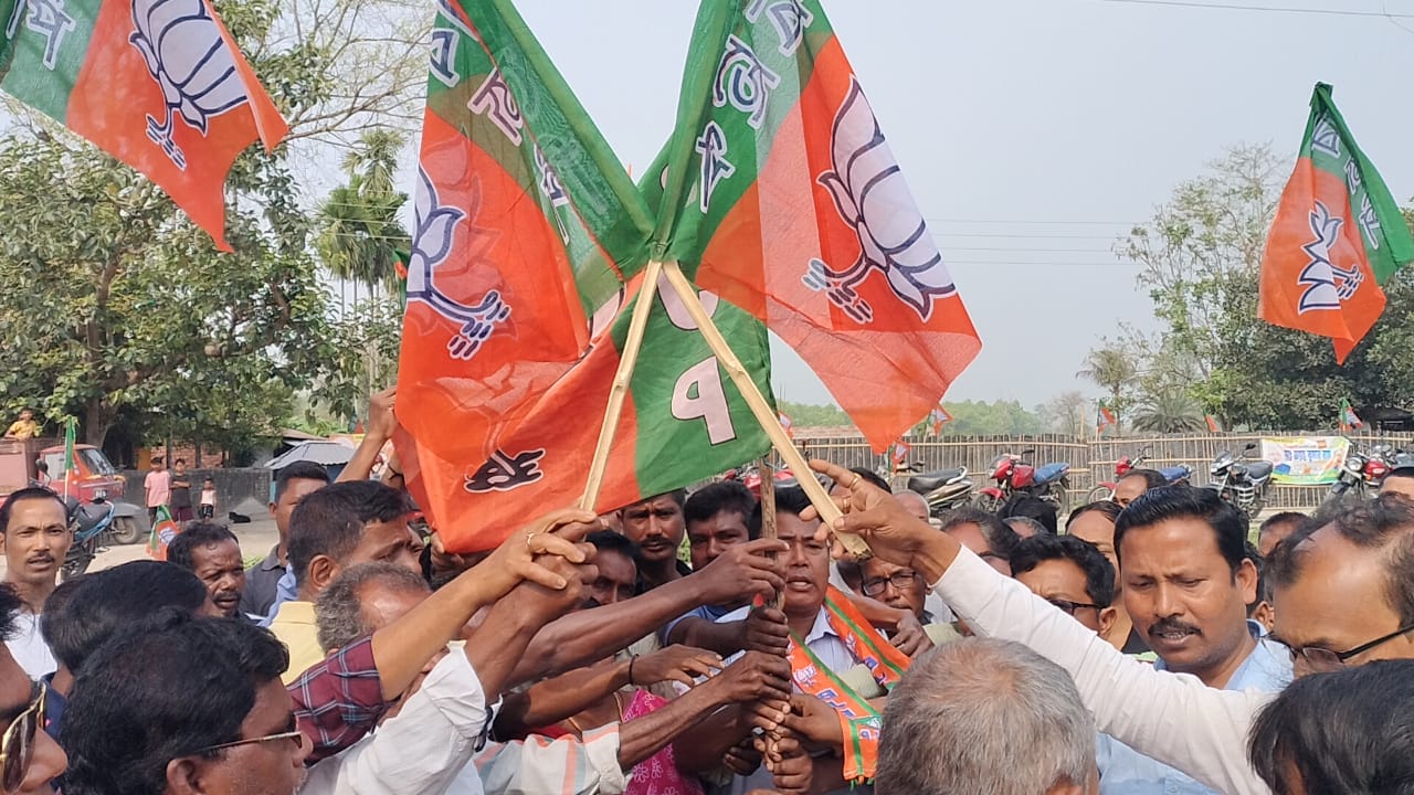 Hundreds of families join BJP ahead of Lok Sabha elections in Rajganj ...