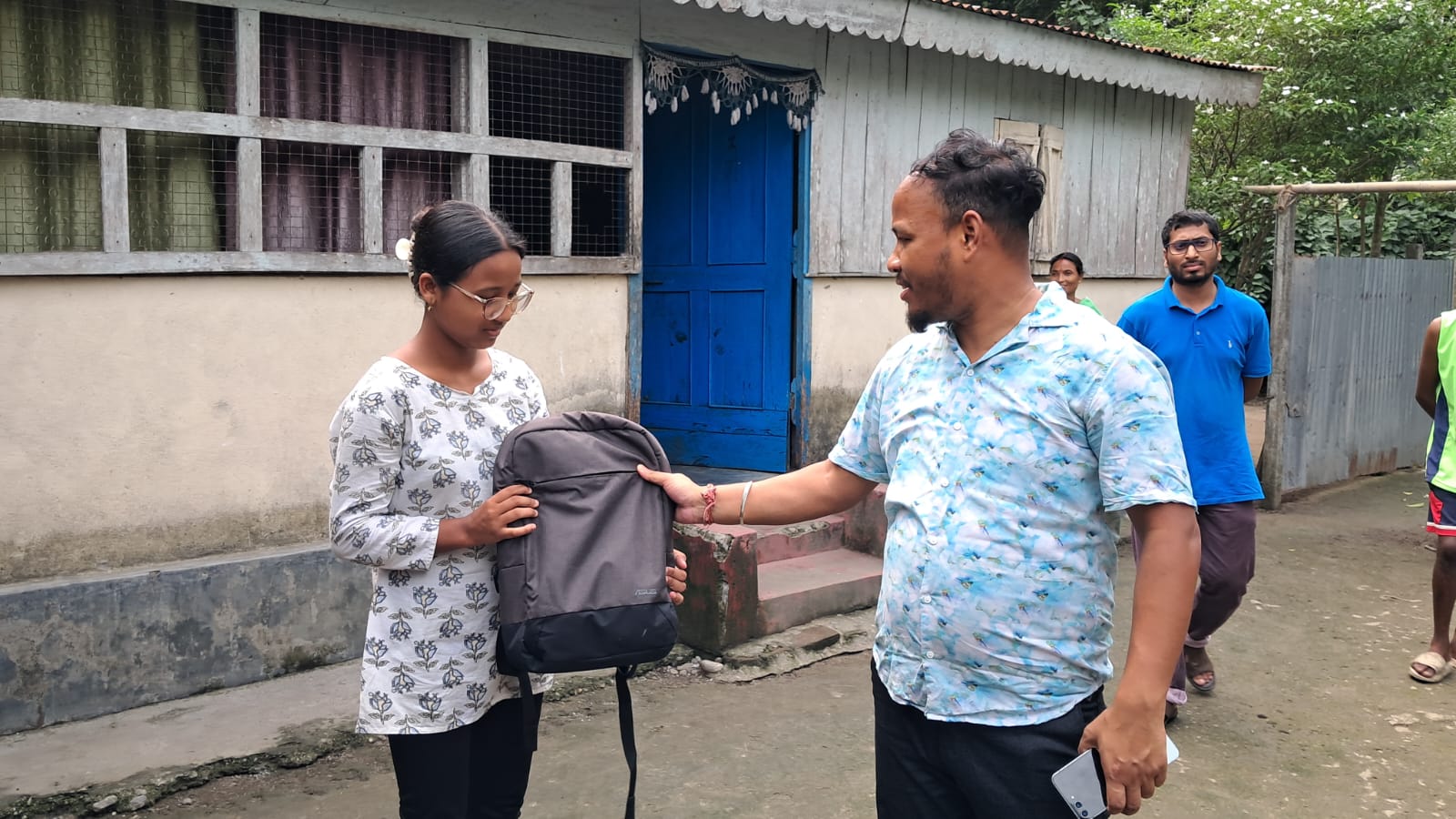 BDO Prashant Barman felicitates Rajganj Block's top student Trishna Roy ...
