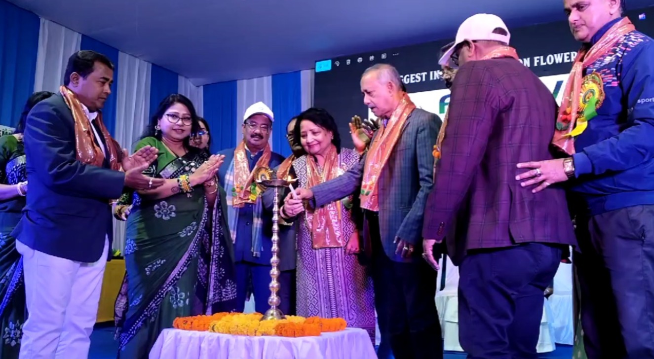 41st Flower Exhibition begins at Kanchenjunga Stadium in Siliguri ...